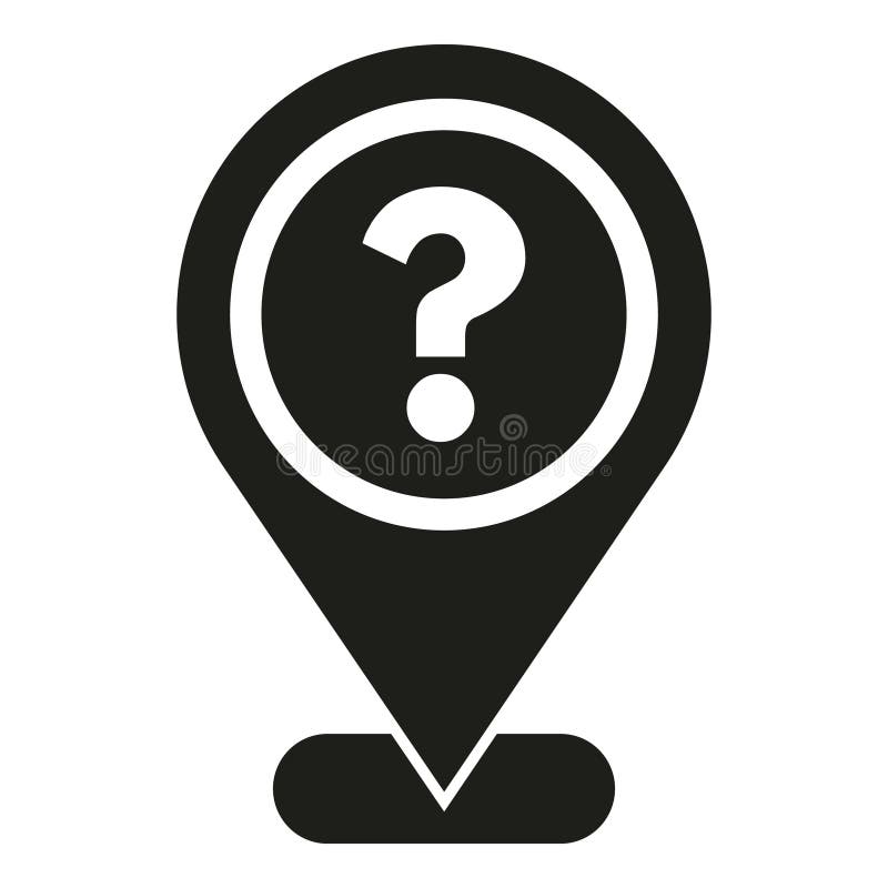 Location Anonymous Icon Simple Vector. Mark User Person Stock Vector ...