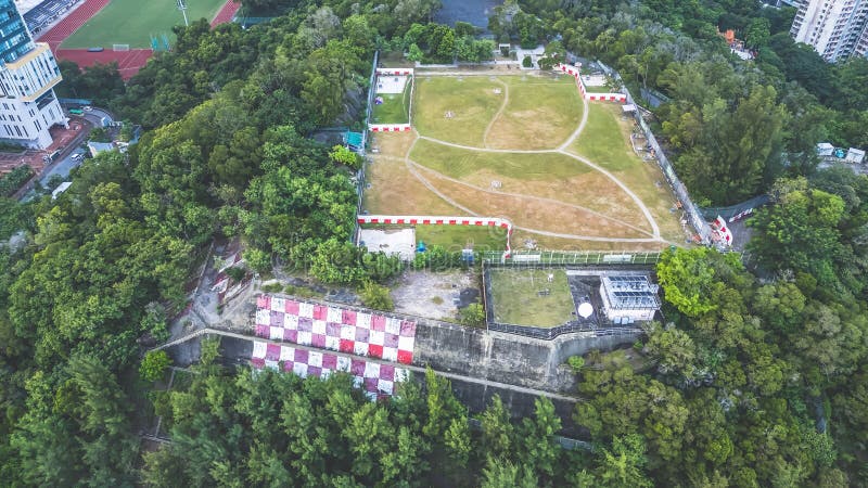 The Location of Checkerboard Hill at Hong Kong Editorial Image - Image ...