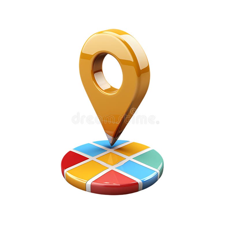 Location 3d Icon Against Transparent Background Generated by Ai Stock ...