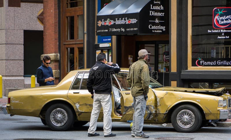 On Location Film Crew Making a Movie RIPD Editorial Stock Image - Image ...