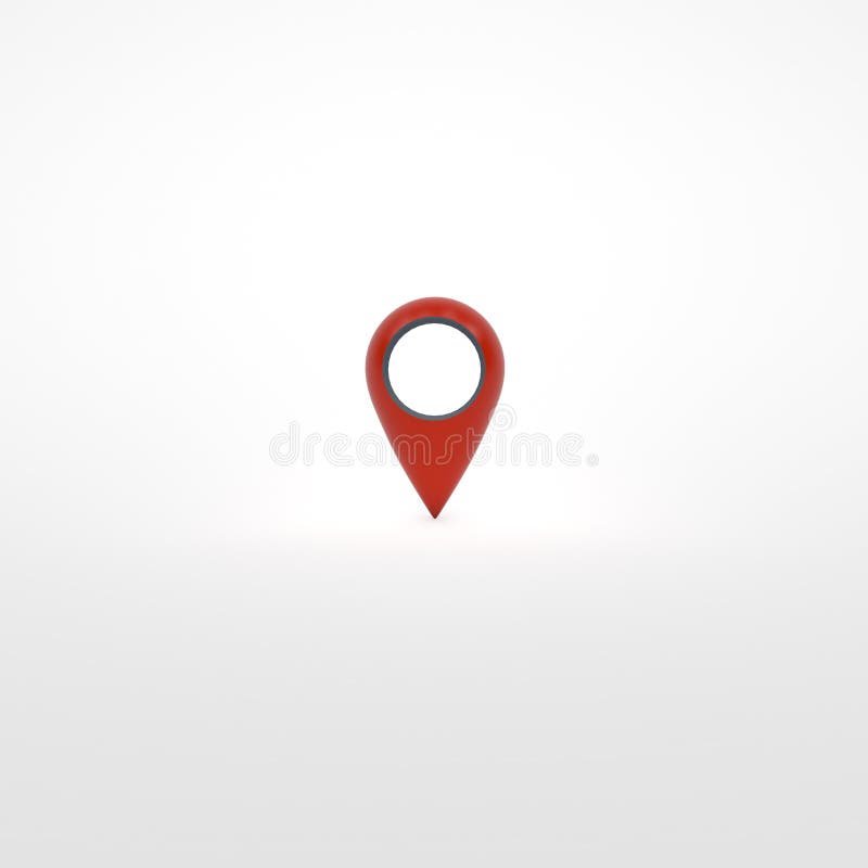Location Icon Illustration 3D Render Image Stock Illustration ...