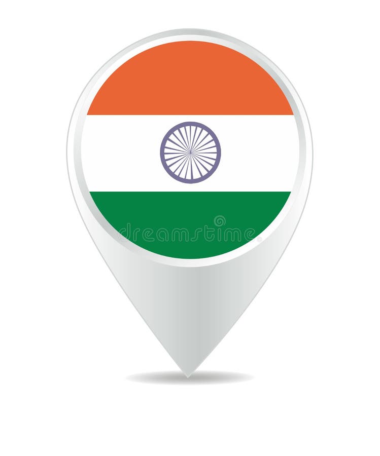 Location Icon for India stock vector. Illustration of design - 237968493