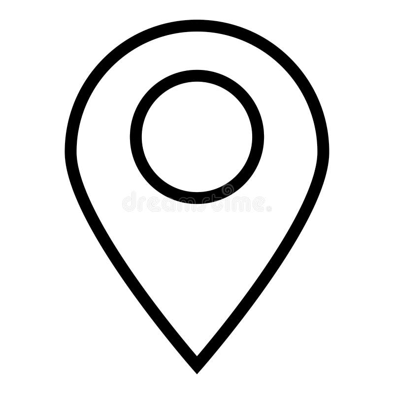 Location Black Color Icon Icon Stock Vector - Illustration of graphic ...