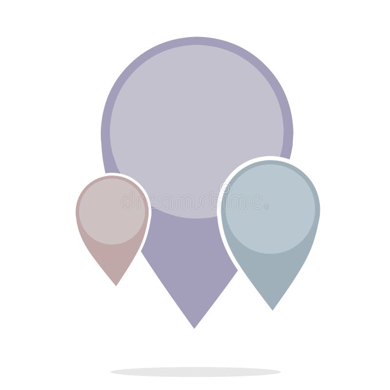 Location Icon Showing the Residence of a Place, Area or Region in a Map ...