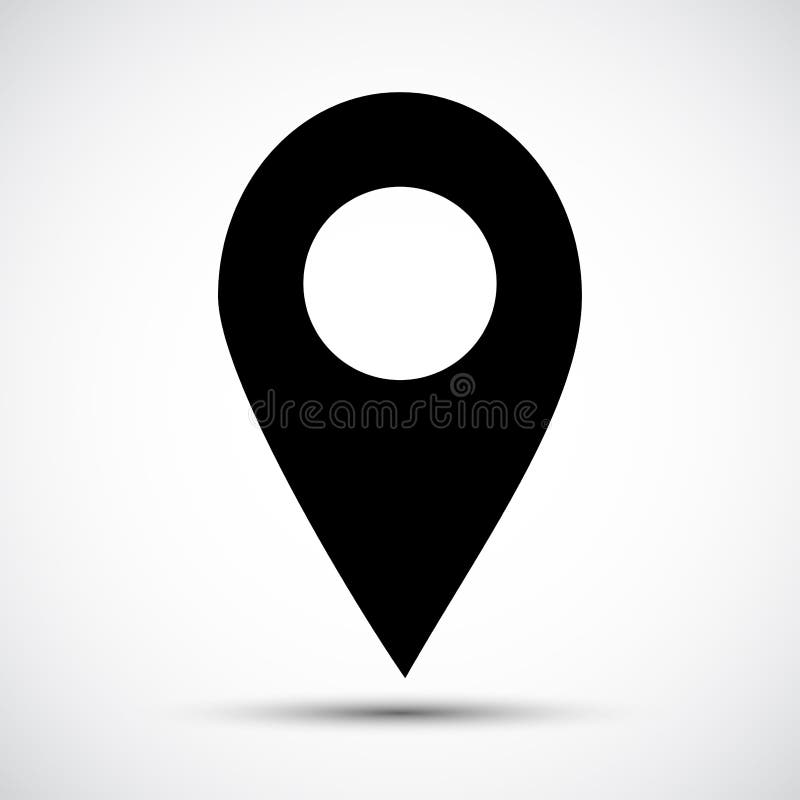 Location Icon Sign Isolate on White Background,Vector Illustration ...