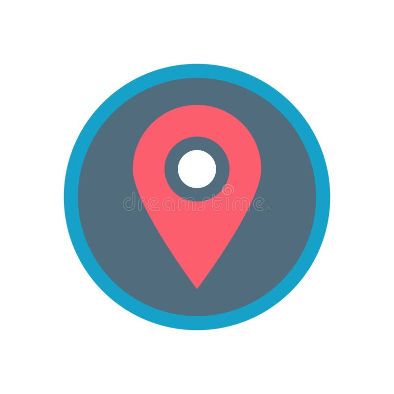 Location Icon. Location Sign Symbol. Illustration of Location Stock ...