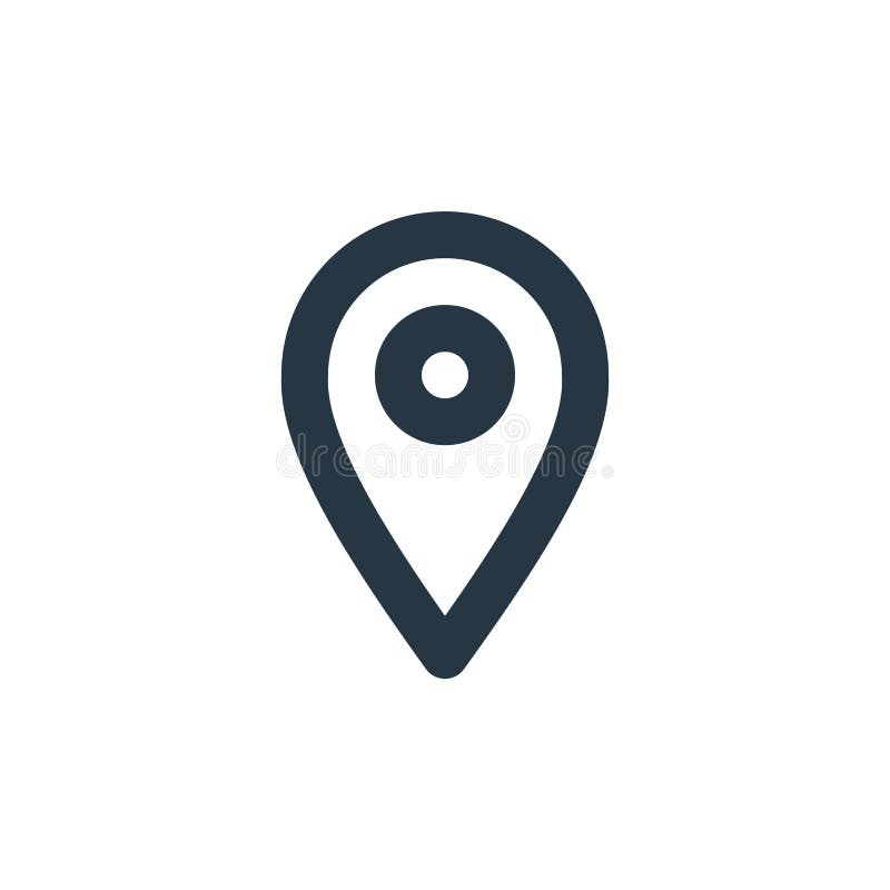 Location Icon Vector from Essentials Ui Concept. Thin Line Illustration ...