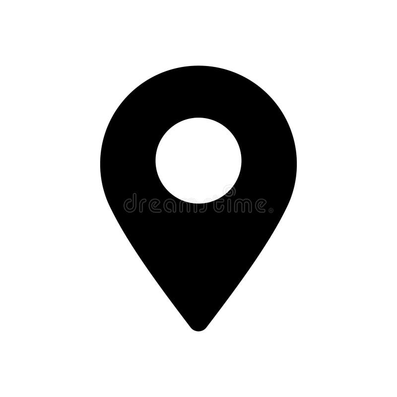 Location Icon Vector Format Stock Illustration - Illustration of marker ...