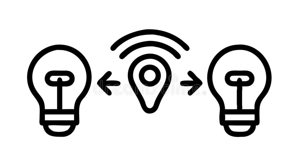 Location Idea Pinpoint Innovation, Localized Creative Solutions, Vector ...