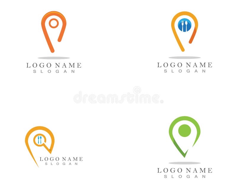 Location Logo and Symbol Template. Stock Vector - Illustration of ...