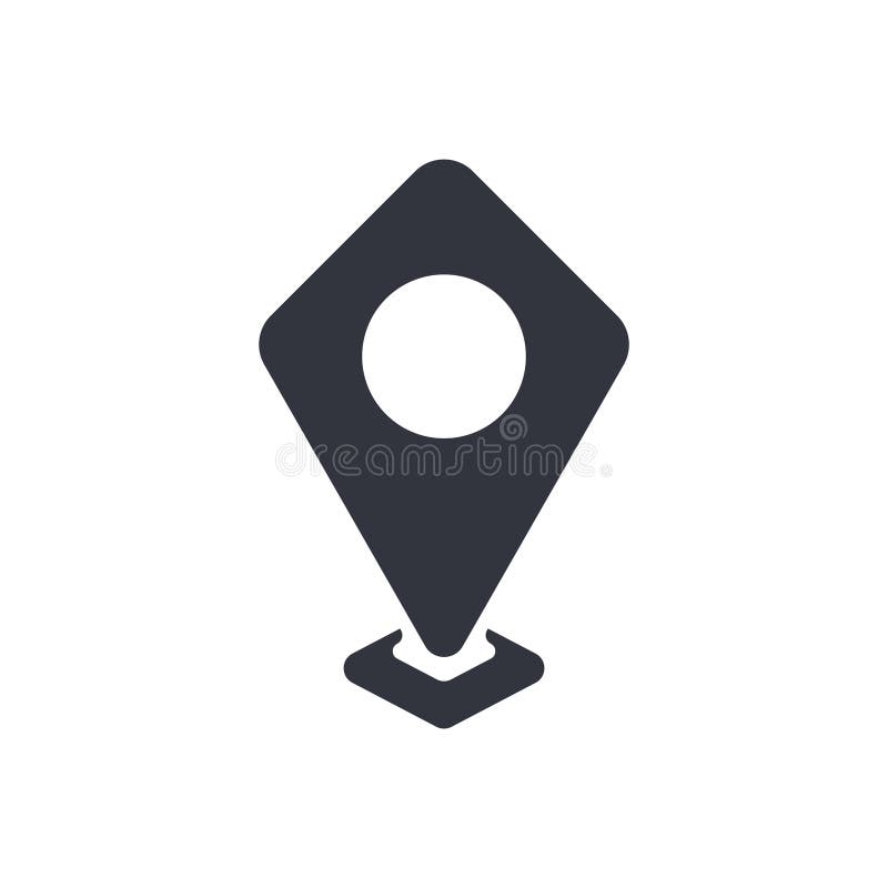 Location Logo Template Icon Stock Illustration - Illustration of black ...