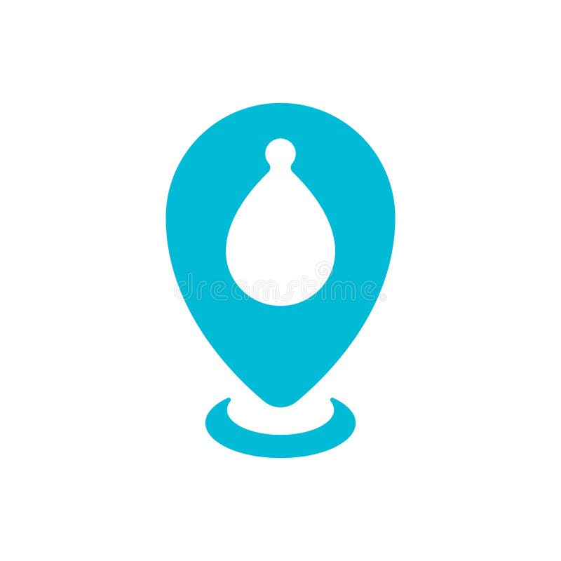 Location Logo Template Icon Stock Vector - Illustration of symbol, mark ...