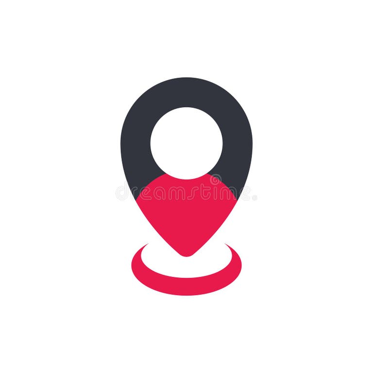 Location Logo Template Icon Stock Vector - Illustration of vector ...