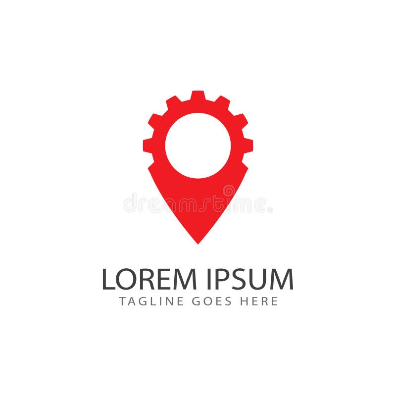 Location Logo Vector Illustration Business Element and Symbol Stock ...