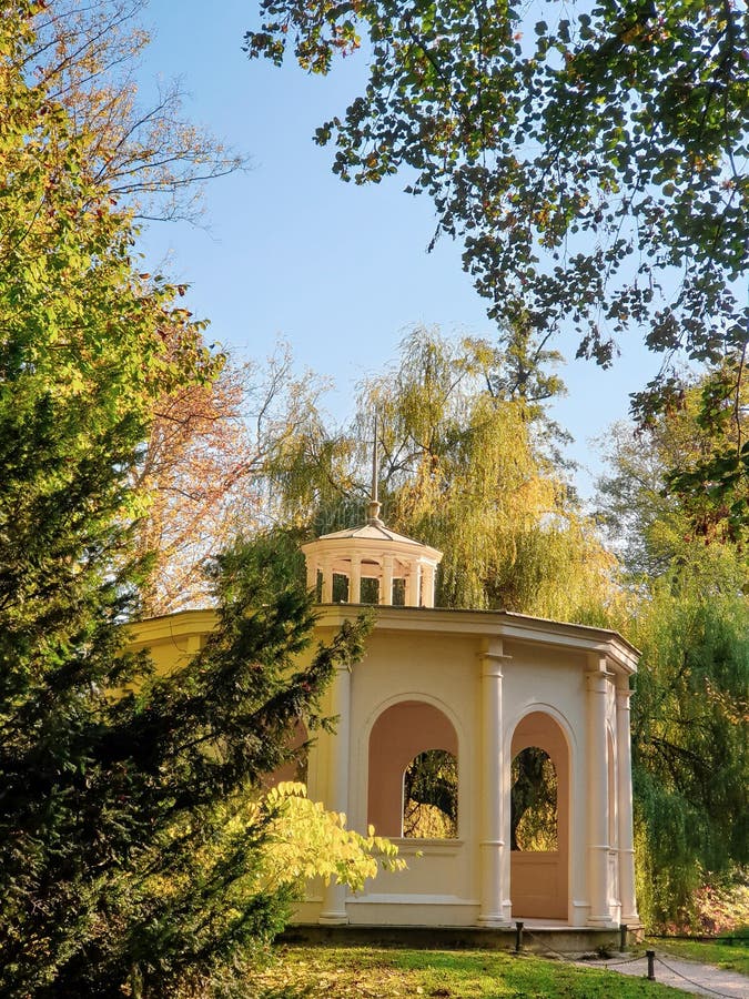 Arbor in the park stock image. Image of ancient, garden - 162152083