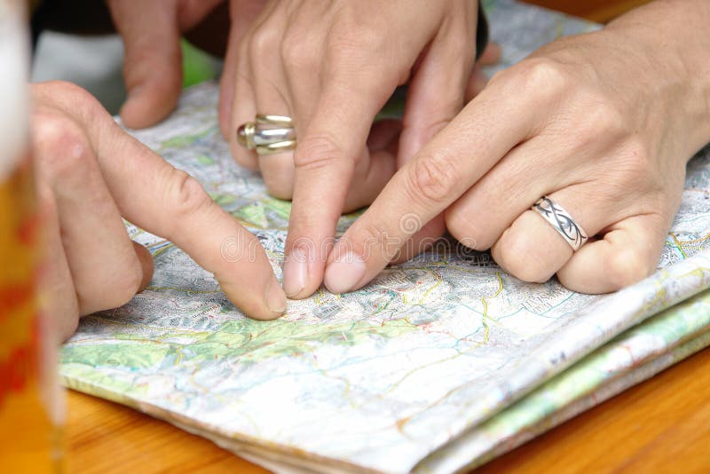 Location on map stock photo. Image of fingers, finger - 15472296