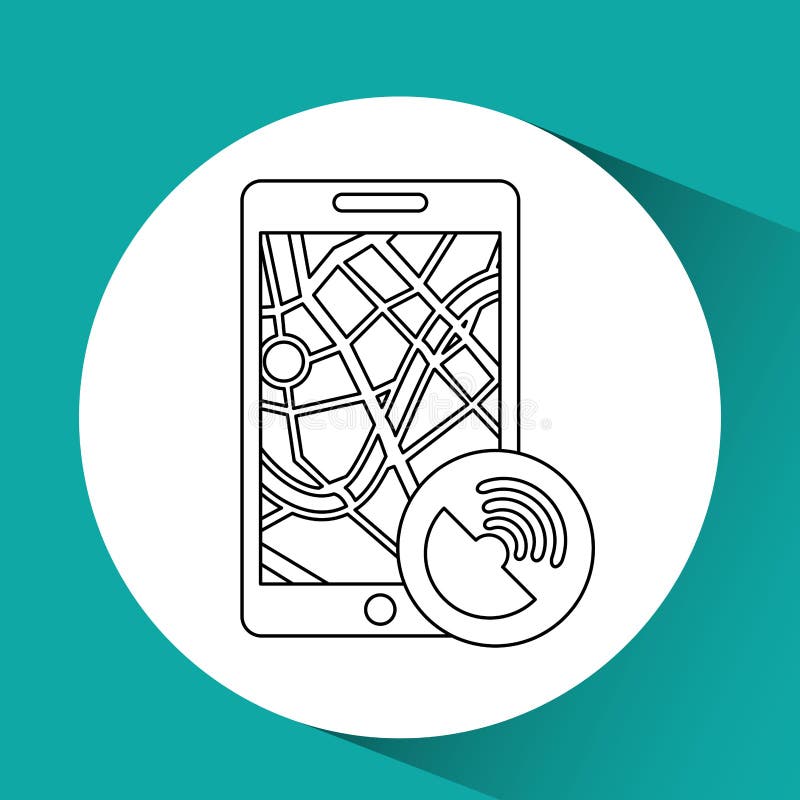 Location on map design stock illustration. Illustration of isolated ...