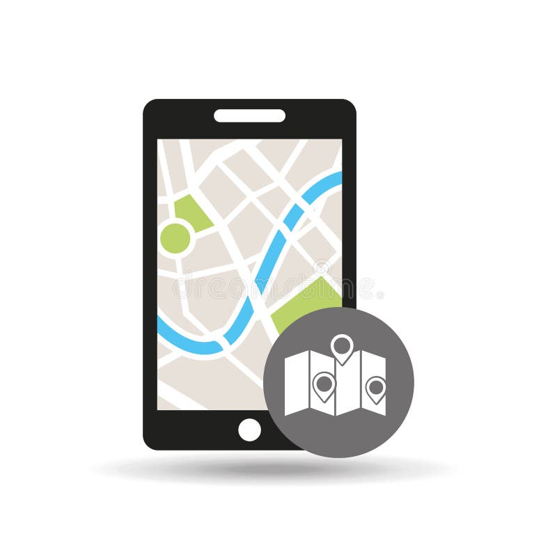 Location on map design stock illustration. Illustration of marker ...