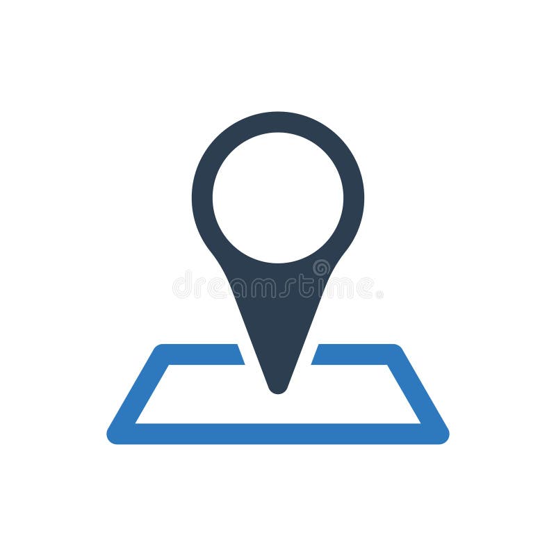 Location Map Icon stock vector. Illustration of travel - 362226406