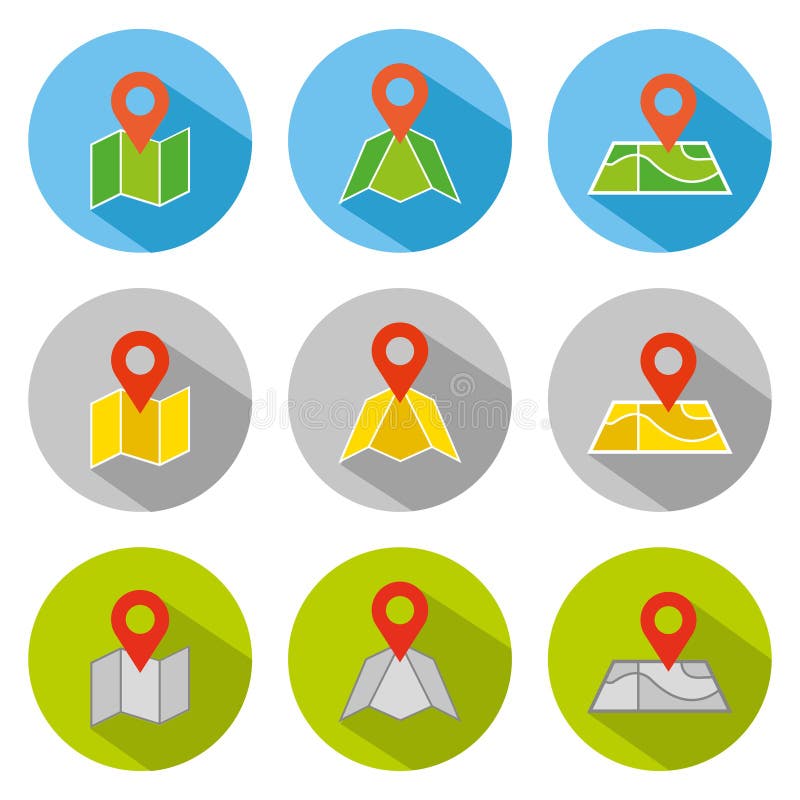 Location Map Icon - from Map, Navigation, and Location Icons Set. Eps ...
