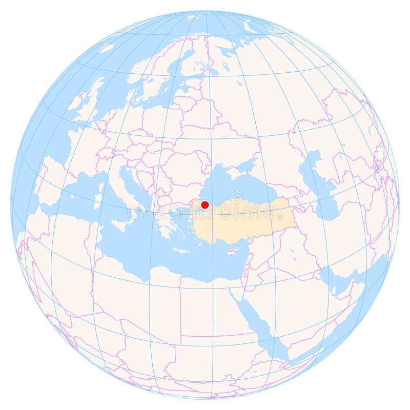 Location Map of Istanbul Airport (Istanbul, Turkey). IATA-code IST Stock Illustration ...