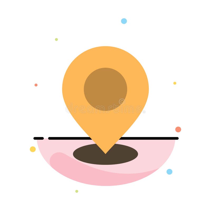 Location, Map, Mark, Marker, Pin, Place, Point, Pointer Abstract Flat ...