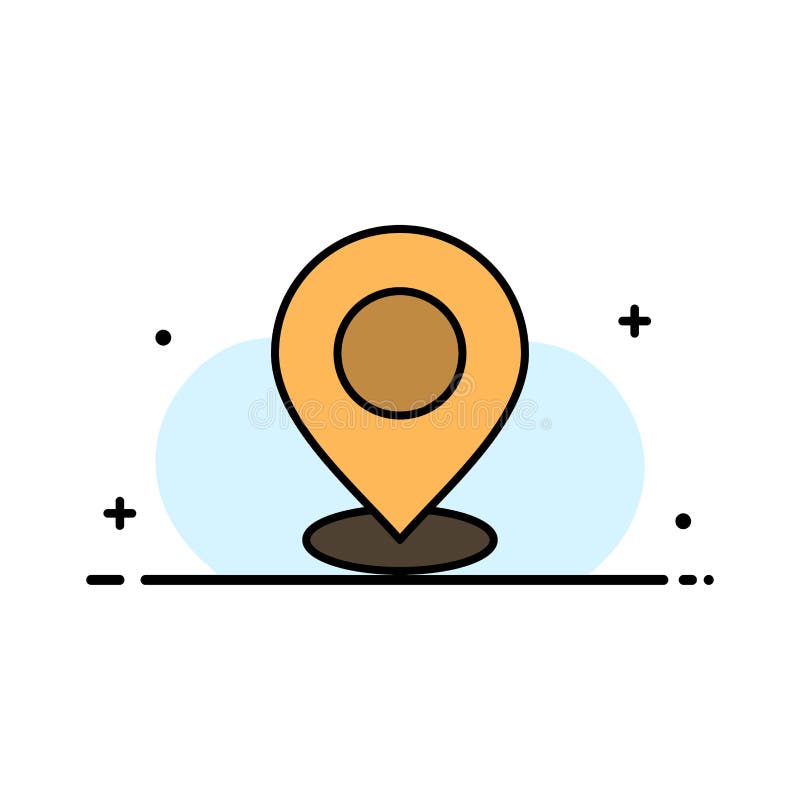 Location, Map, Mark, Marker, Pin, Place, Point, Pointer Business Flat ...