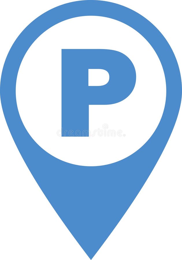 Location Map Parking, Pin Point Parking Icon, Map Point Sign, Map Pin Parking Sign Stock Vector ...