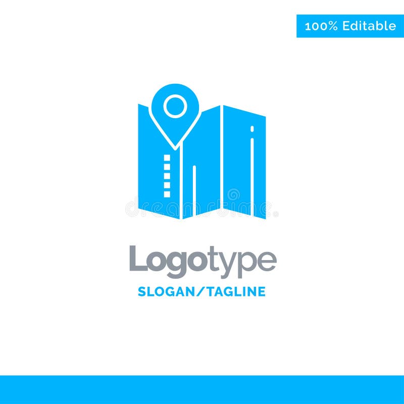 Location, Map, Pin, Hotel Blue Business Logo Template Stock Vector ...