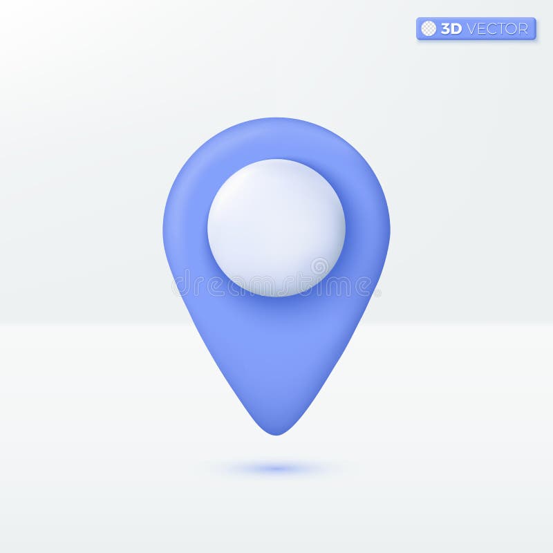 Location Map Pin Icon Symbols. Geolocation Map Mark, GPS Pointer ...