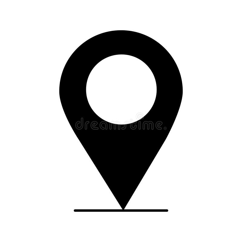 Location Map Pointer Marker Icon Flat Stock Vector - Illustration of ...