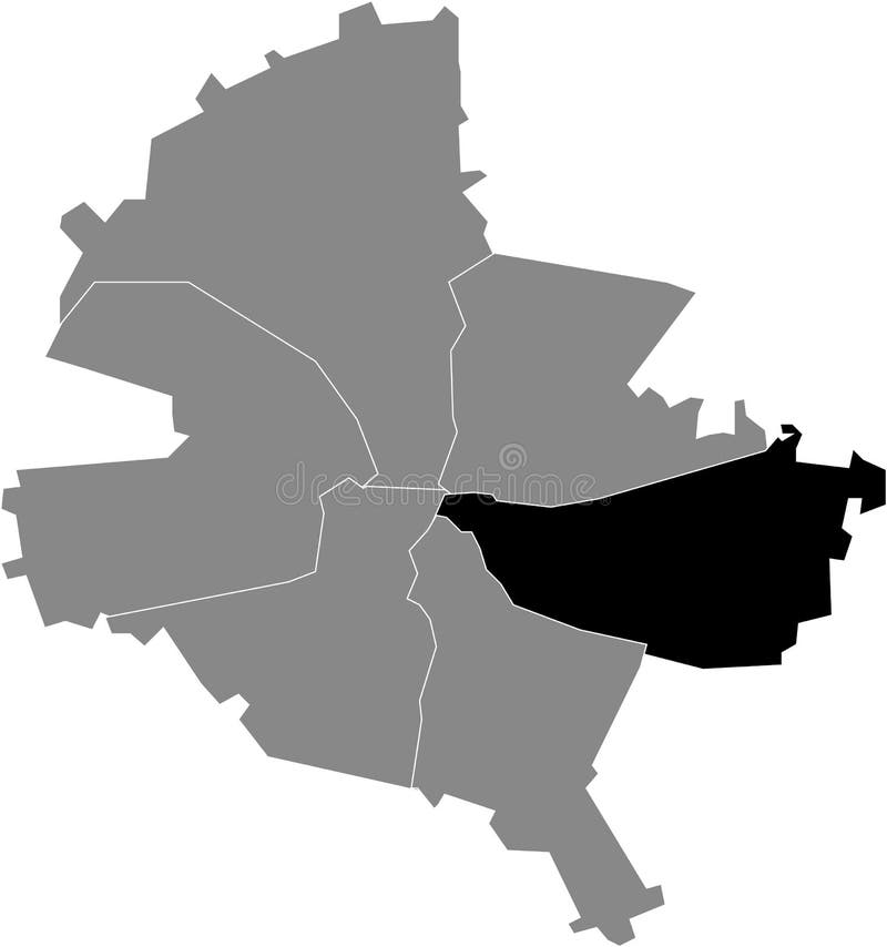 Location Map of Sector 3, Bucharest, Romania Stock Vector ...