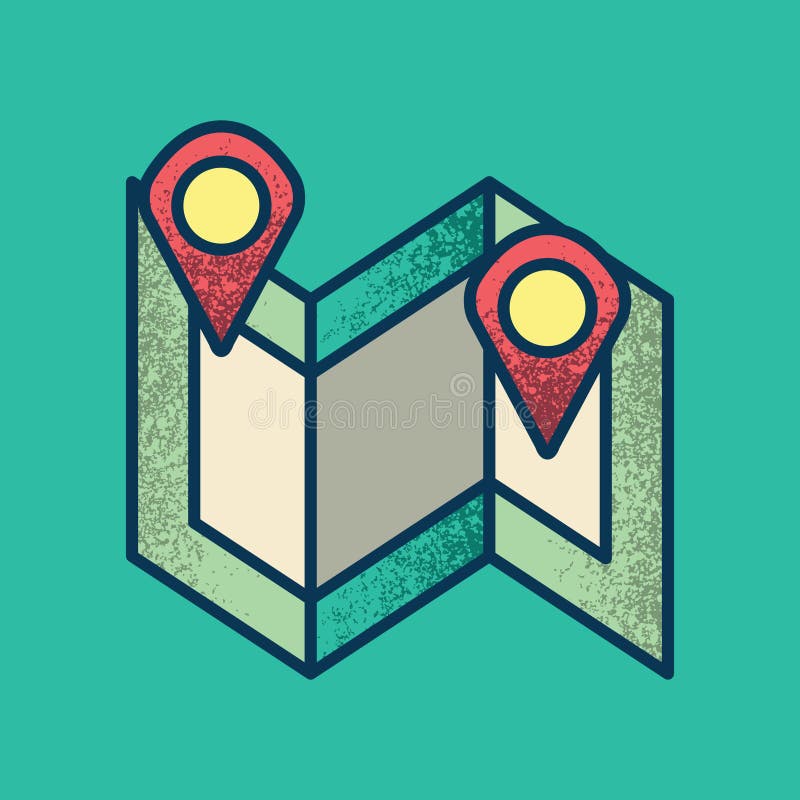 Location Map. Vector Illustration Decorative Design Stock Vector ...