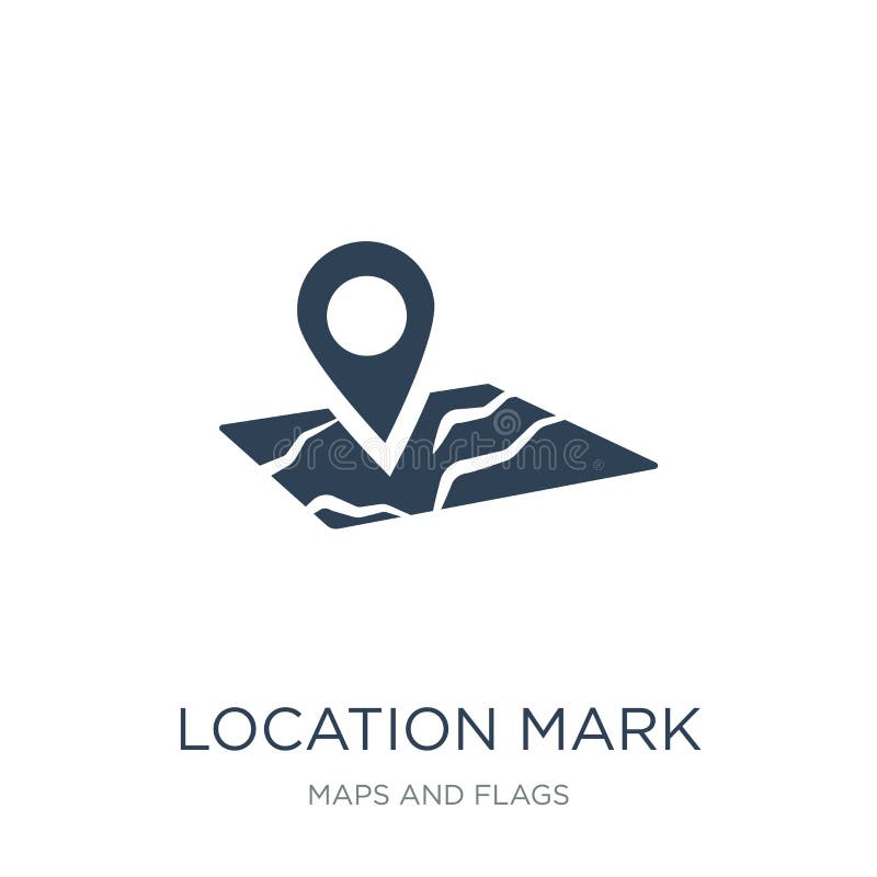Map Localization Icon in Trendy Design Style. Map Localization Icon ...