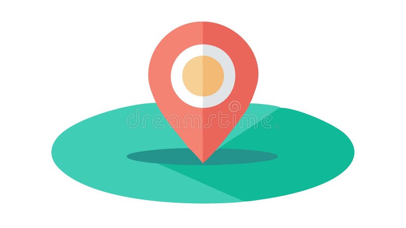 Location Marker Icon, Map Pin GPS Destination, Vector Design Generative ...