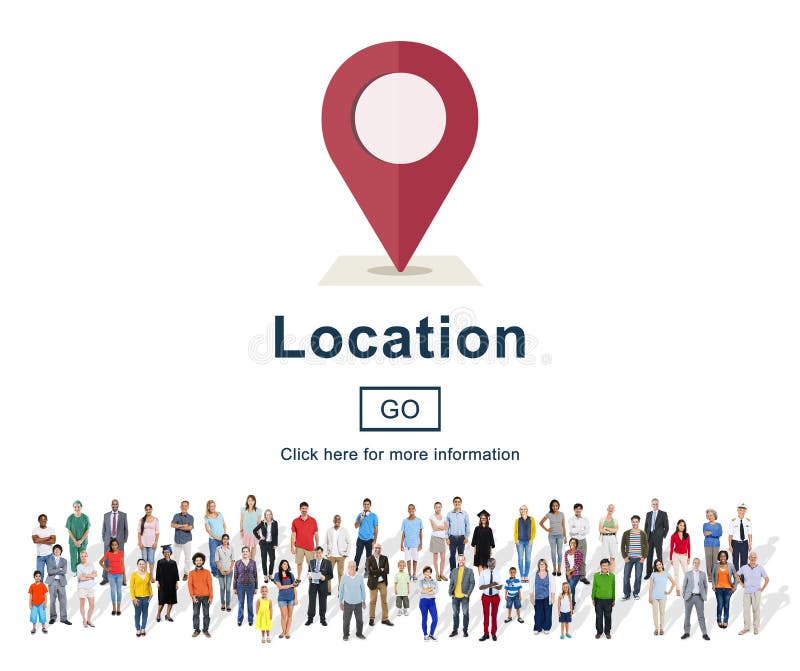 Location Marker Point Map Navigation Concept Stock Photo - Image of ...
