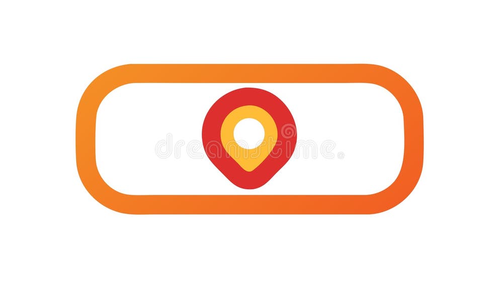 Location Marker on Rectangular Base, for Specific Points, Vector Design ...