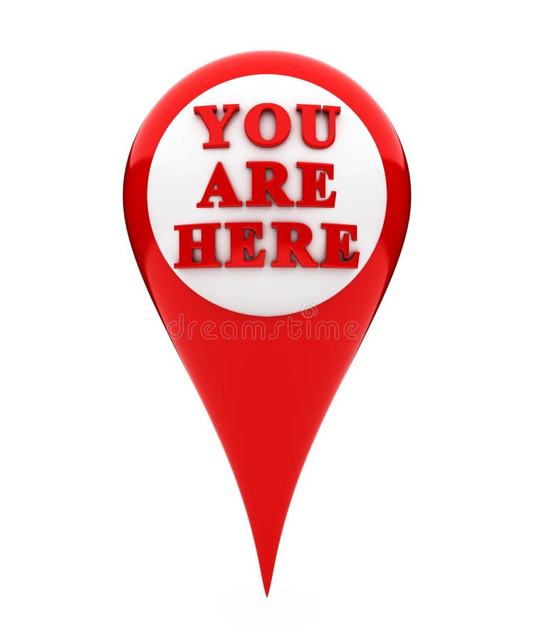 You are Here map markers stock vector. Illustration of arrow - 20239066