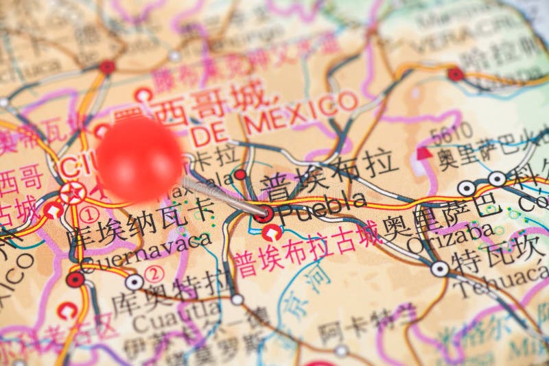 The Location of the Mexican City of Merida on the Map Editorial Photo ...