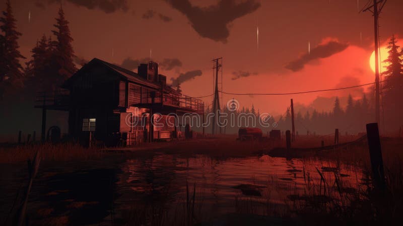 Location for a Modern AAA Game Stock Image - Image of major ...