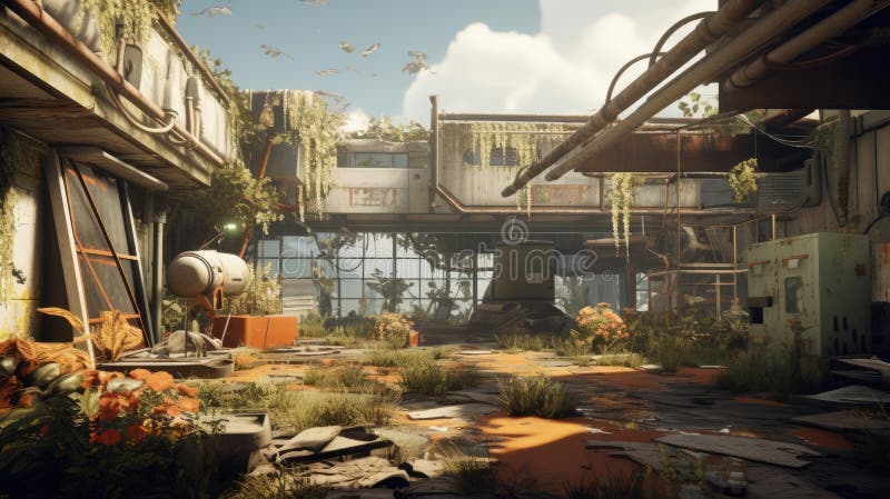 Location for a Modern AAA Game Stock Image - Image of south, sporting ...