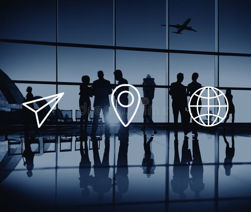 Location Navigation Travel Trip Place Journey Concept Stock Photo ...