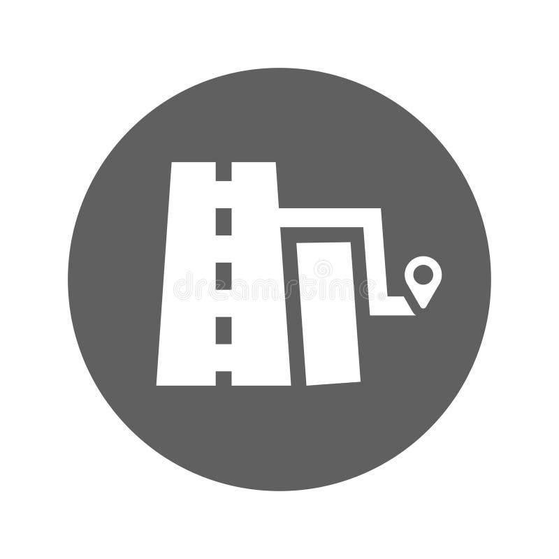 Location, path icon stock illustration. Illustration of flat - 290814724