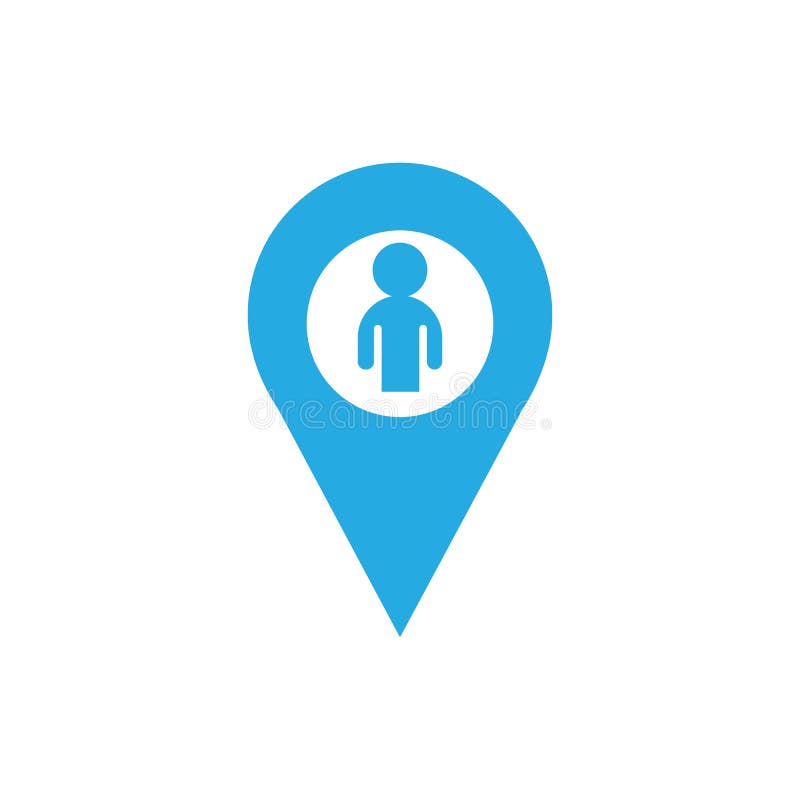 Location people icon stock illustration. Illustration of circle - 174915196