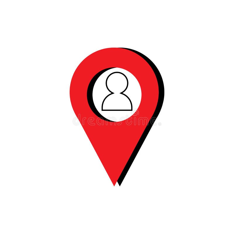 Location people icon stock illustration. Illustration of vector - 174915344