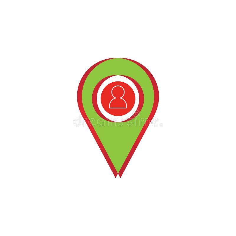 Location people icon stock illustration. Illustration of vector - 174915412