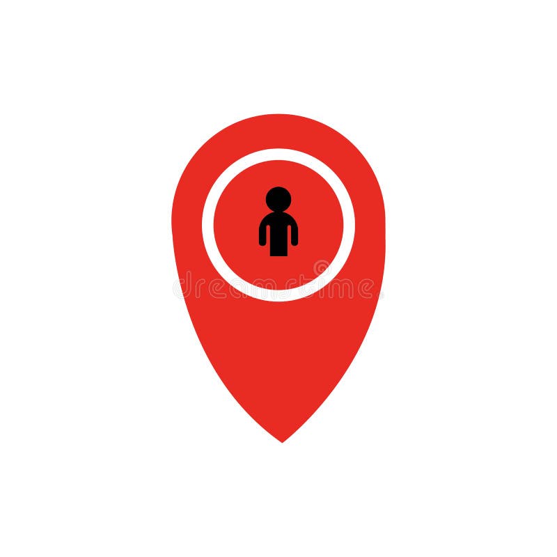 Location people icon stock illustration. Illustration of friend - 174915430