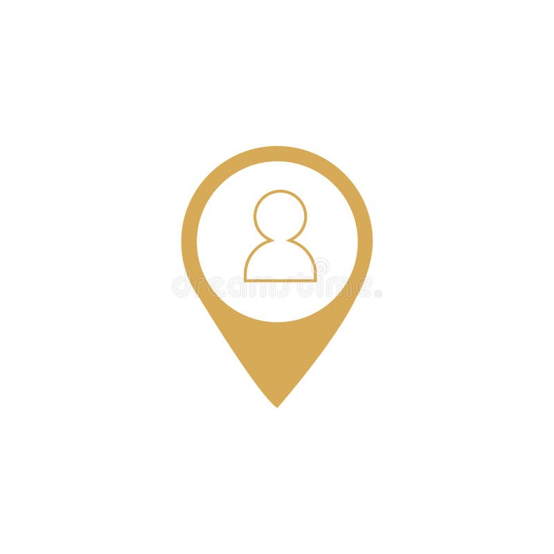 Location people icon stock illustration. Illustration of symbol - 174915514