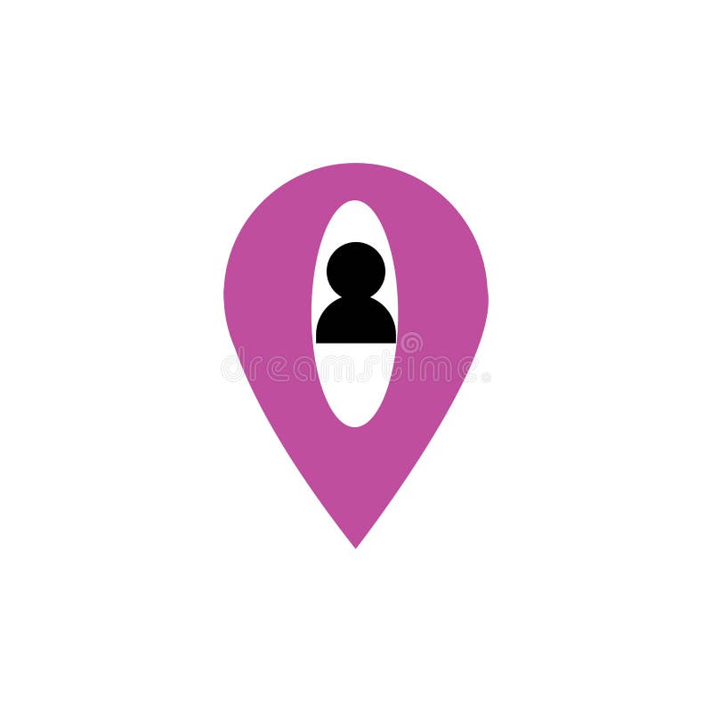 Location people icon stock illustration. Illustration of look - 174915554