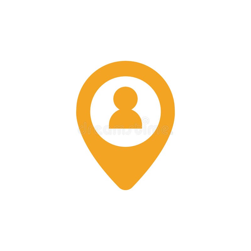 Location people icon stock illustration. Illustration of marker - 174915585